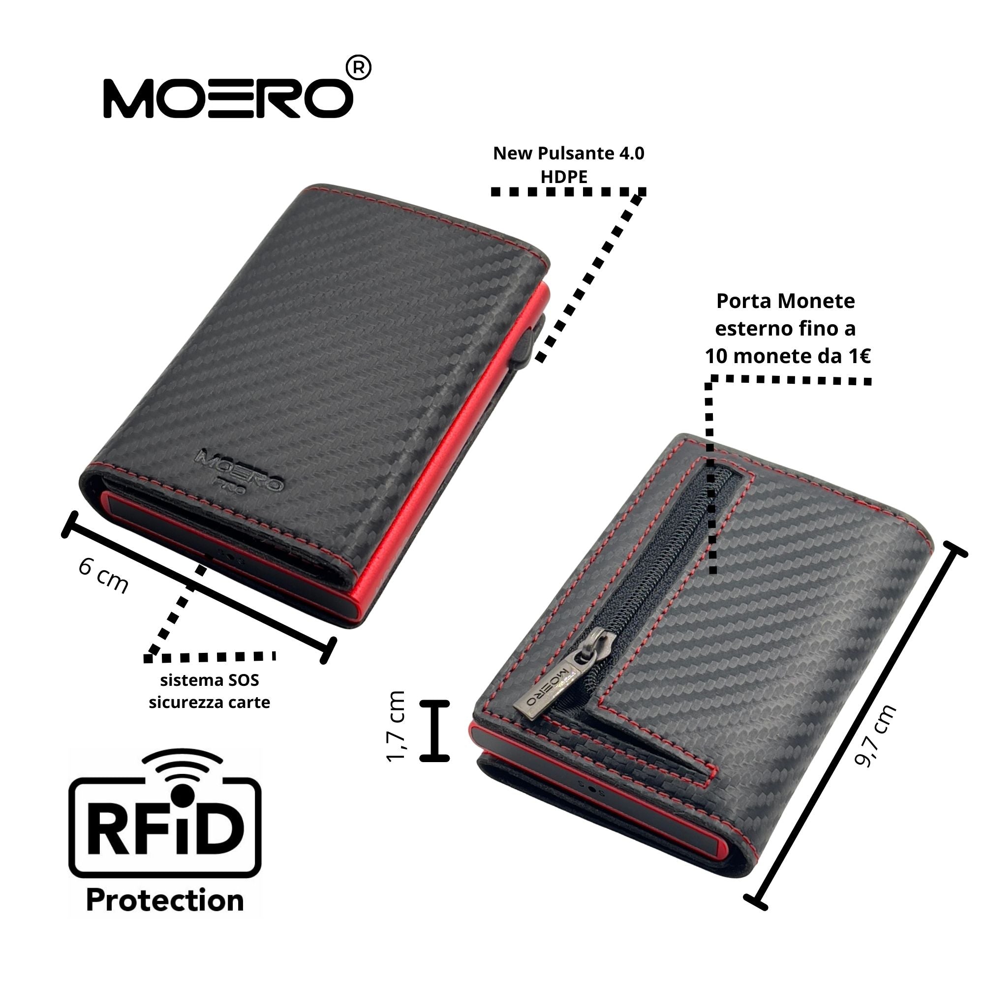 PRO Carbon Racing Red Zip – MOERO
